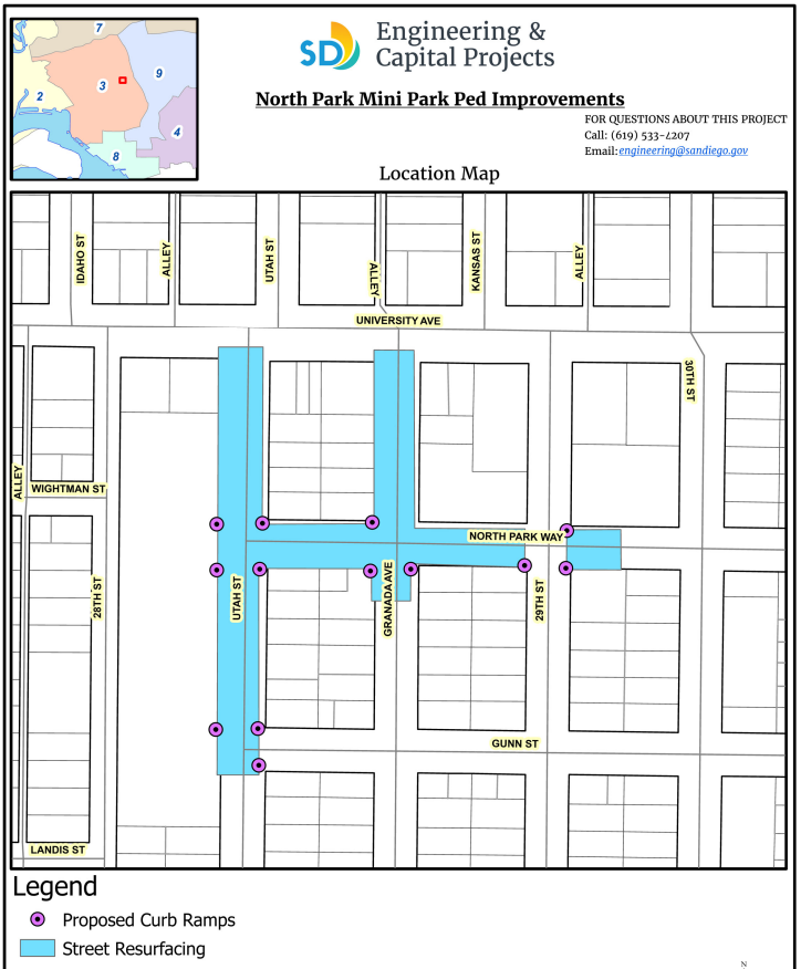 Construction Update: North Park Way Pedestrian Improvments - North Park ...
