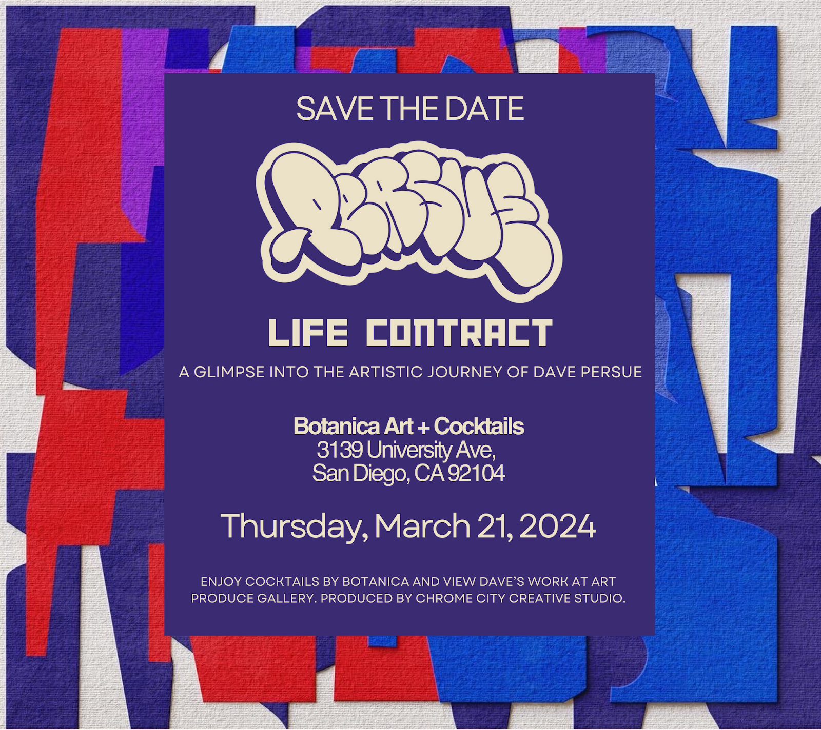 Renowned San Diego Artist Dave Persue to Showcase Diverse Career Phases ...